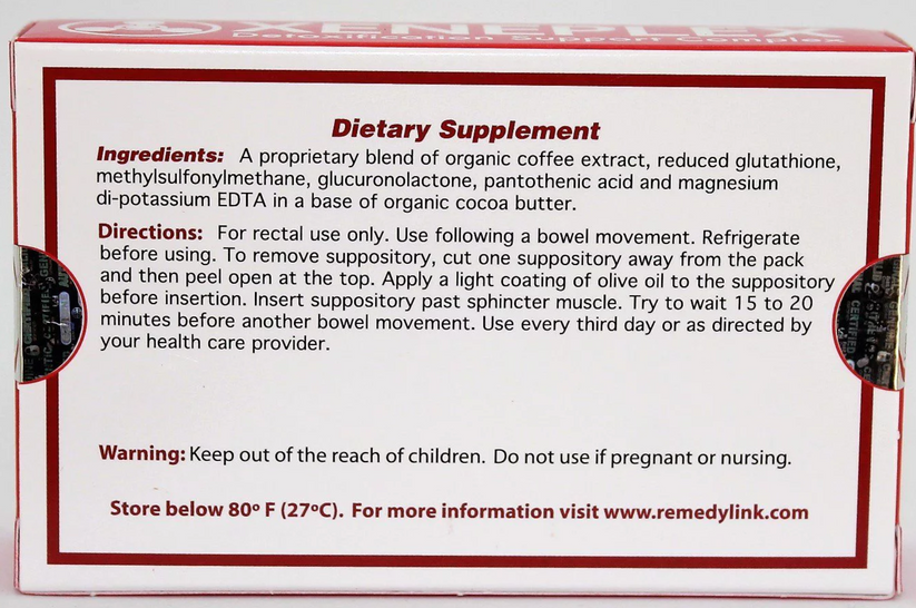 Xeneplex Coffee Suppositories – Natural Reference